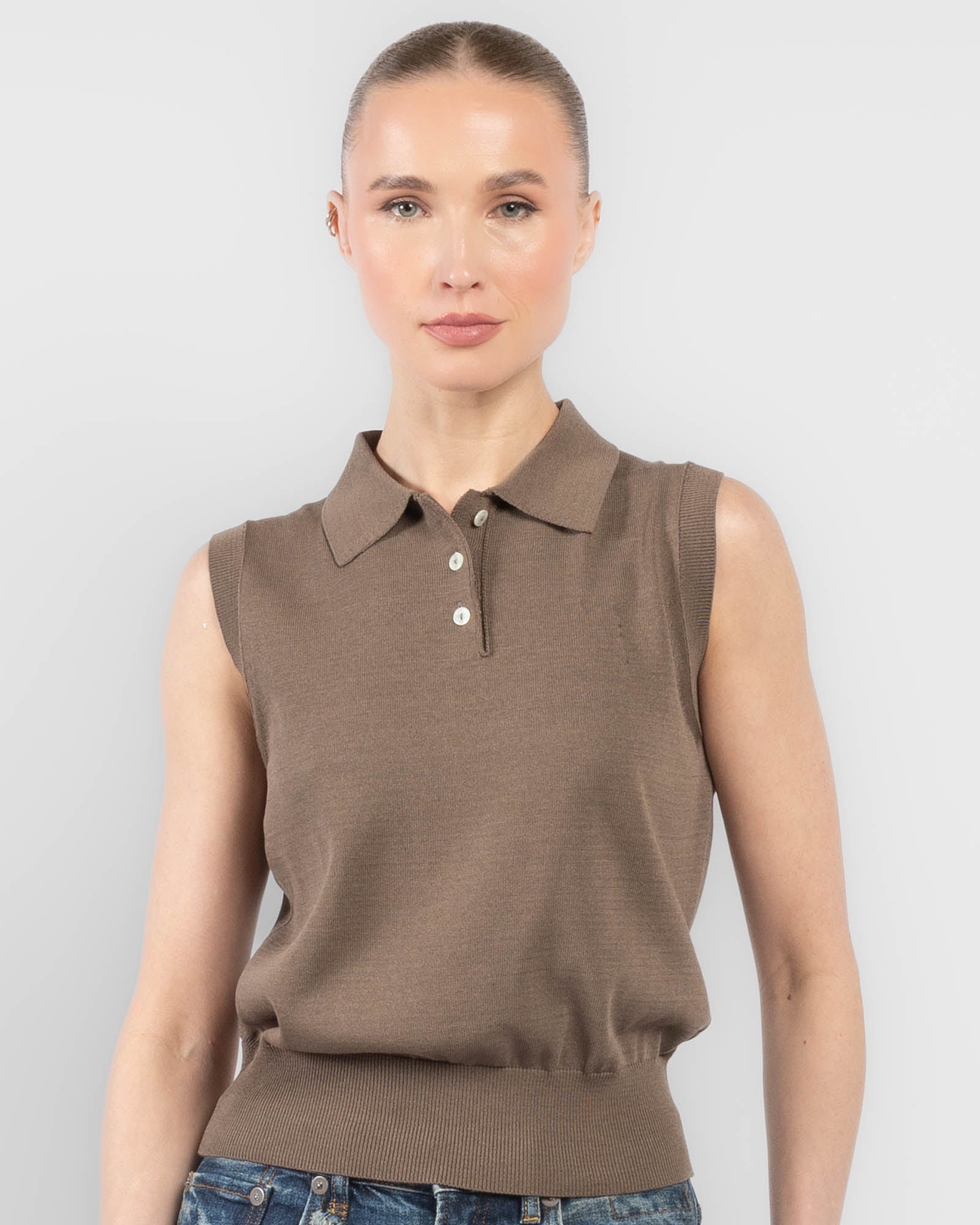 NOTHING WRITTEN Polo Vest