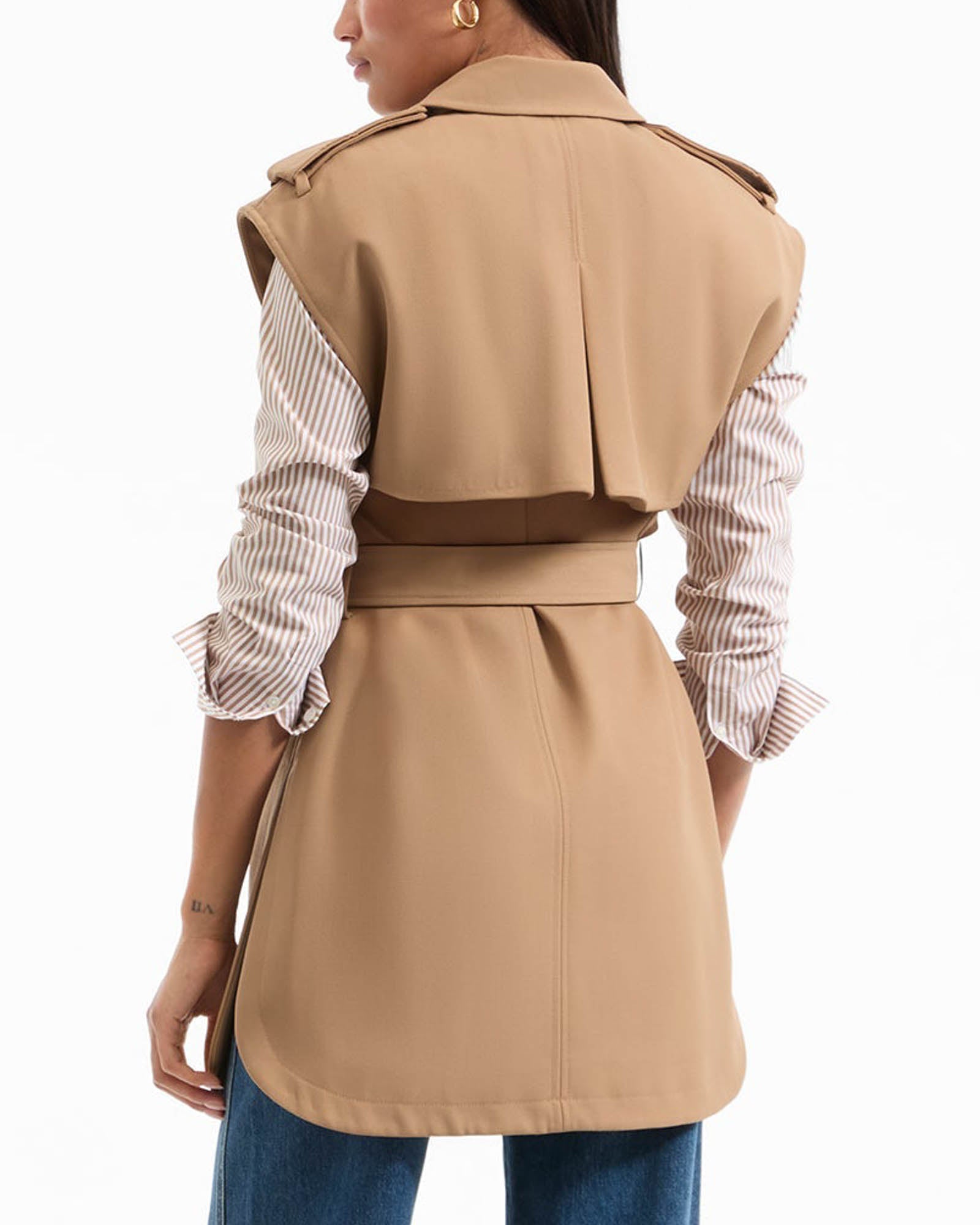 VERONICA BEARD Willmott Trench Vest
