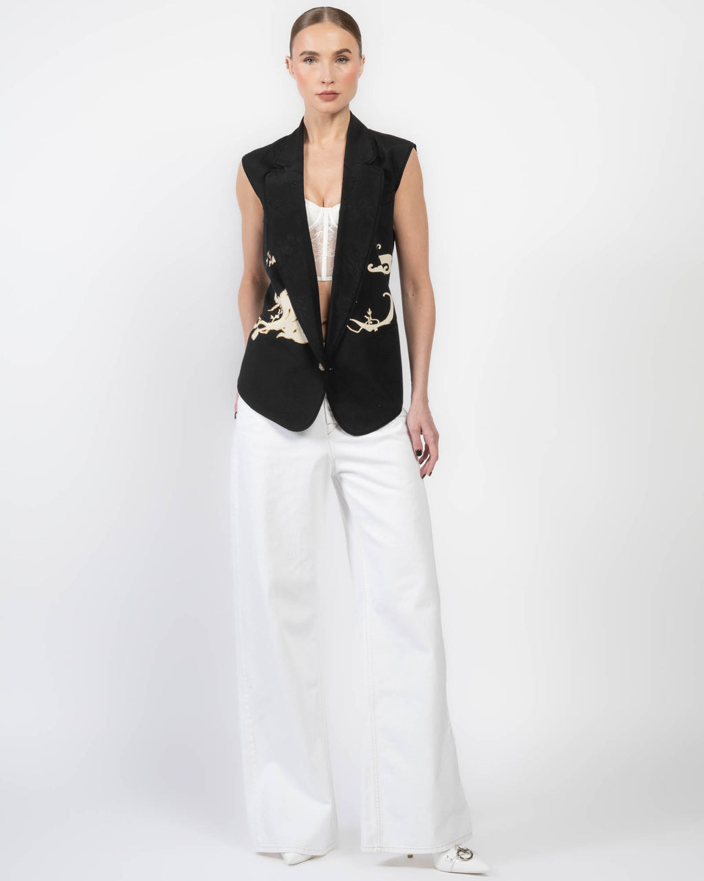 IBRIGU Kimono Print Vest | TNT - The New Trend | Shop Luxury Fashion ...