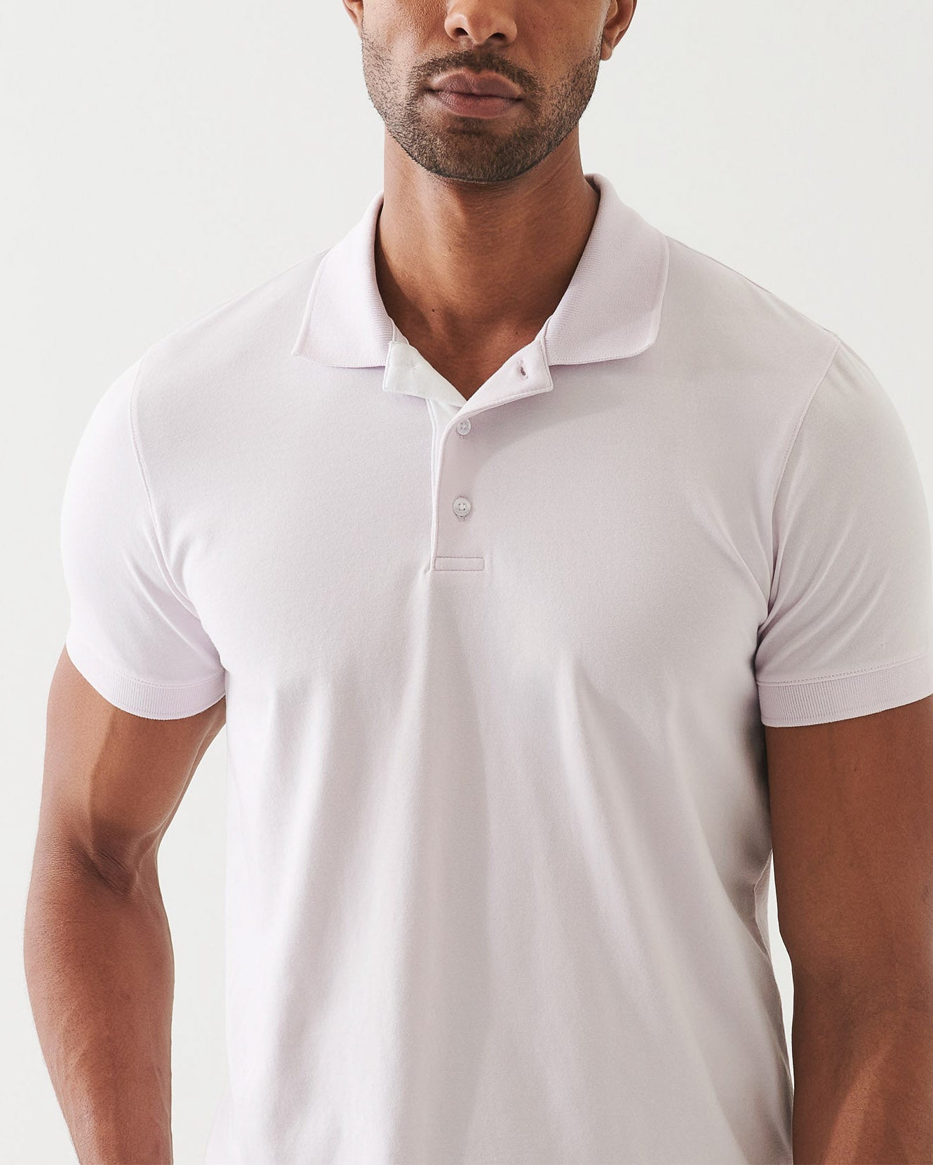PATRICK ASSARAF Contrast Placket Polo