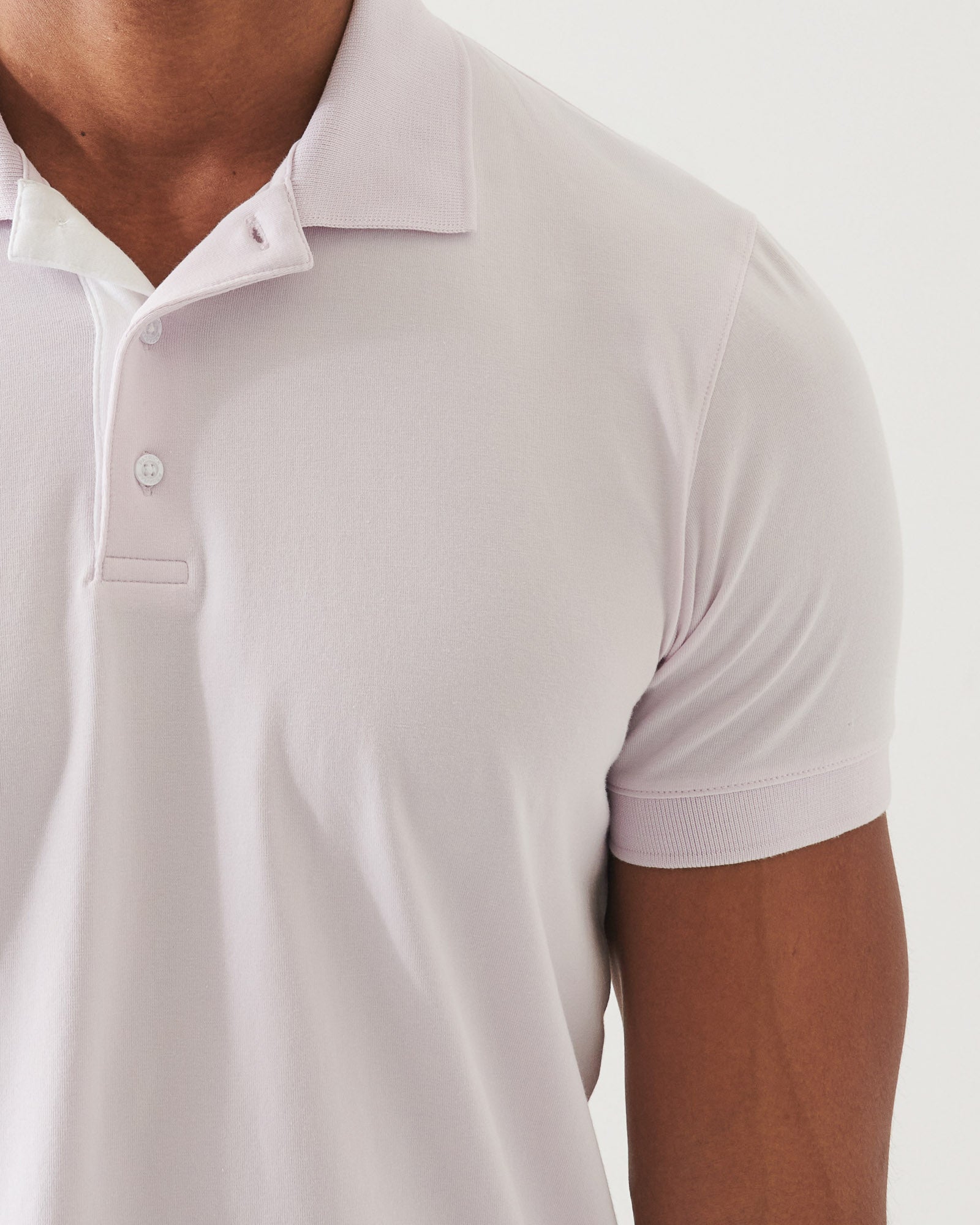 PATRICK ASSARAF Contrast Placket Polo