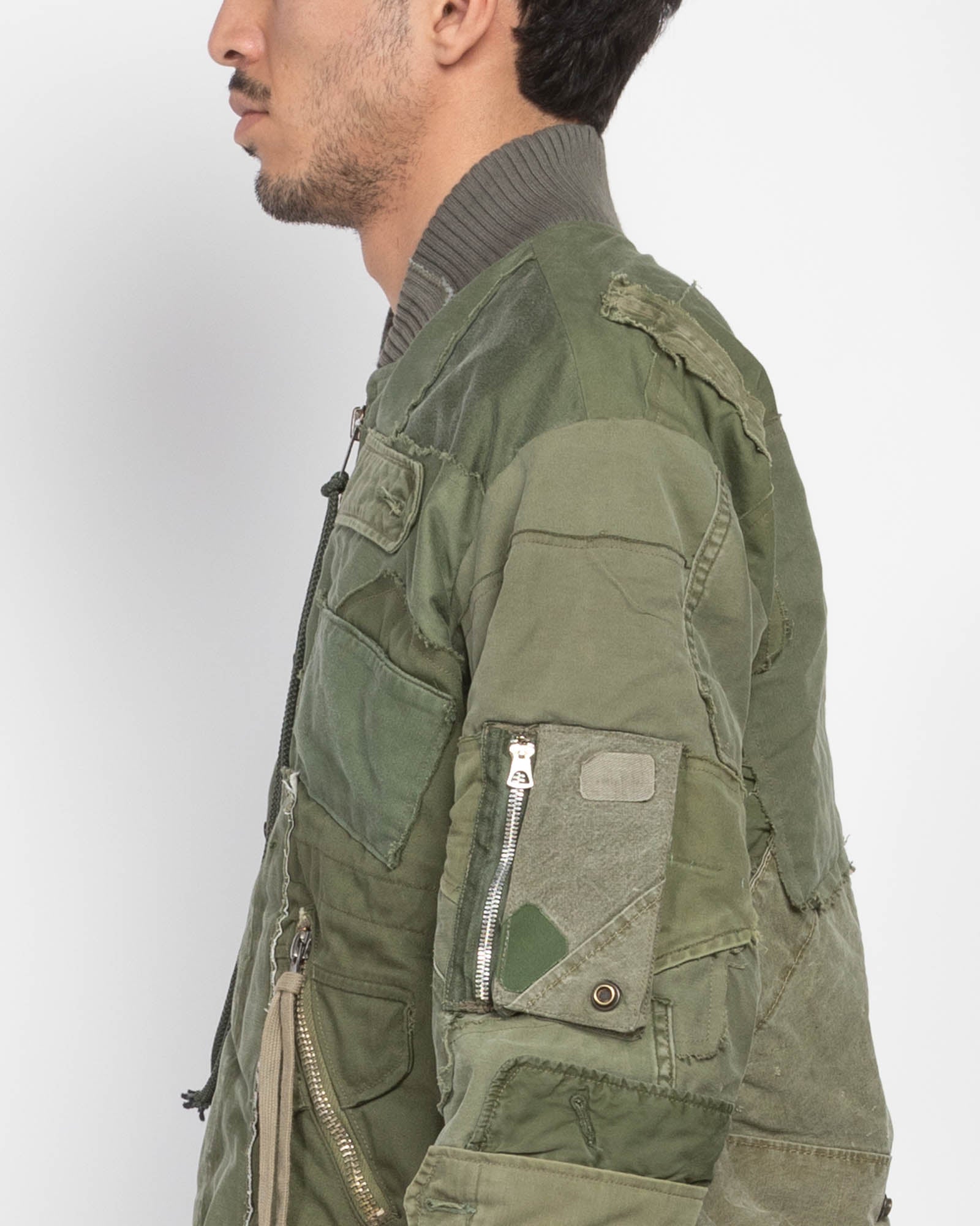 GREG LAUREN Mix Flight Jacket | TNT - The New Trend | Shop Luxury ...