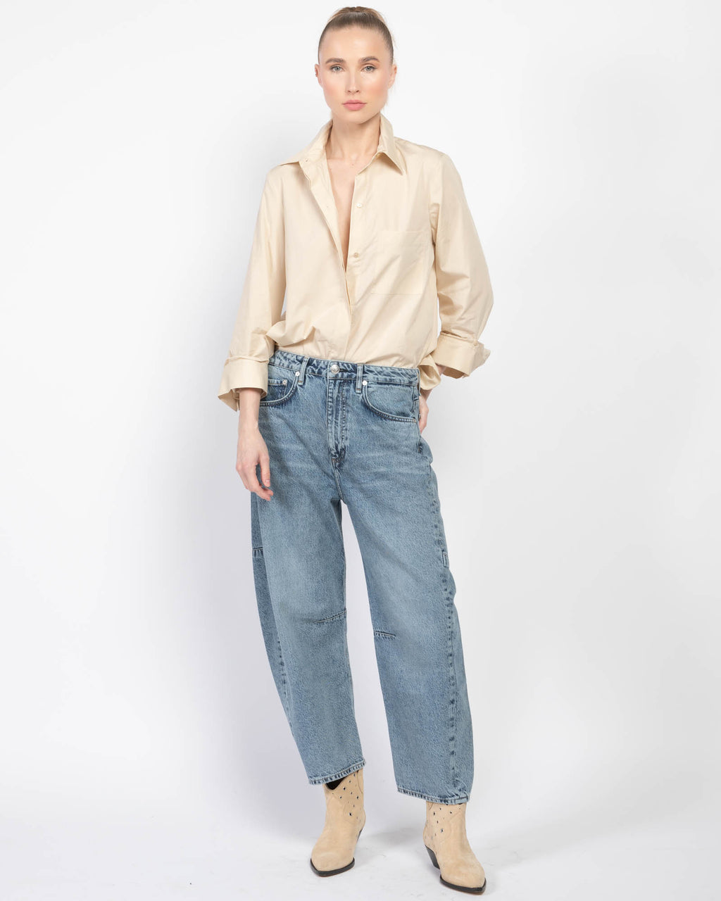 RAG & BONE Charlie Barrel Jeans | TNT - The New Trend | Shop Luxury ...