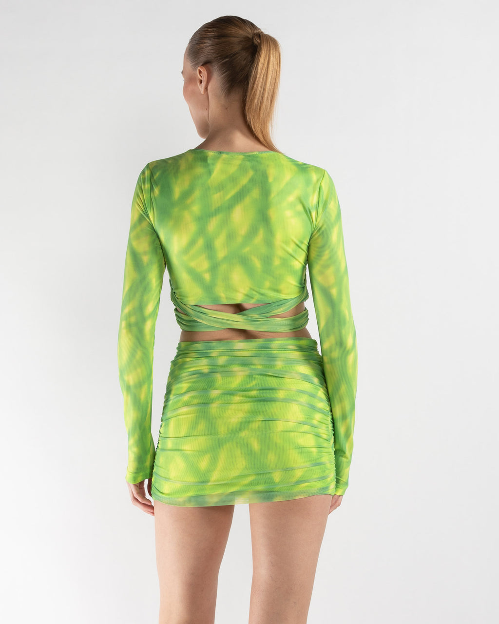 ROTATE Mesh Long Sleeve Crop Top | TNT - The New Trend | Shop Luxury ...