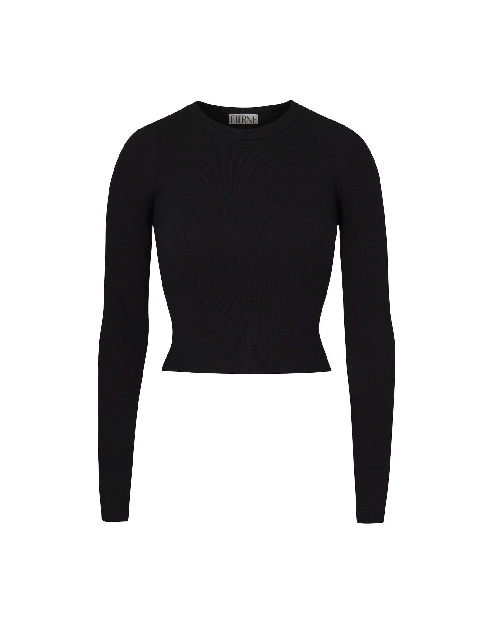 ETERNE Cropped Long Sleeve Fitted Top | TNT - The New Trend ETERNE Cropped Long Sleeve Fitted Top | TNT - The New Trend